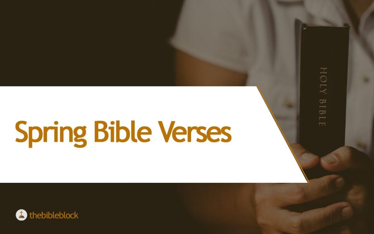 23 Spring Bible Verses – Best Verses About Spring From the Scripture ...