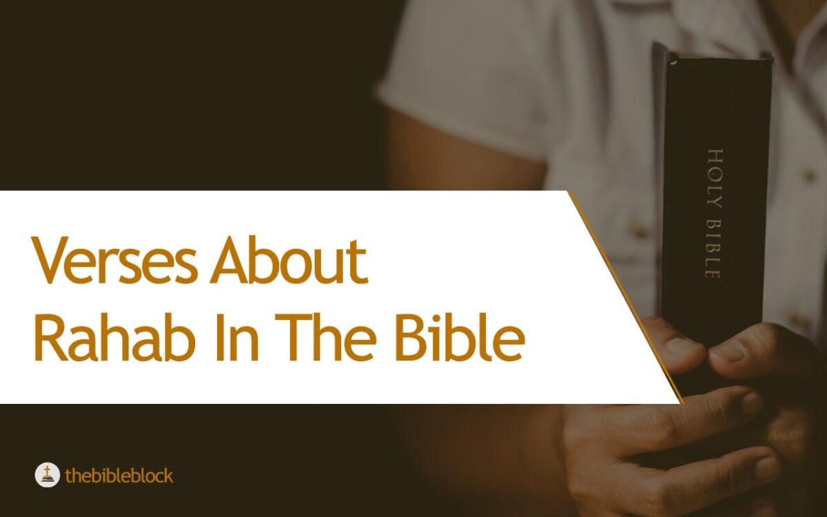 23 Verses About Rahab In The Bible – Discovering the Legacy of Rahab ...