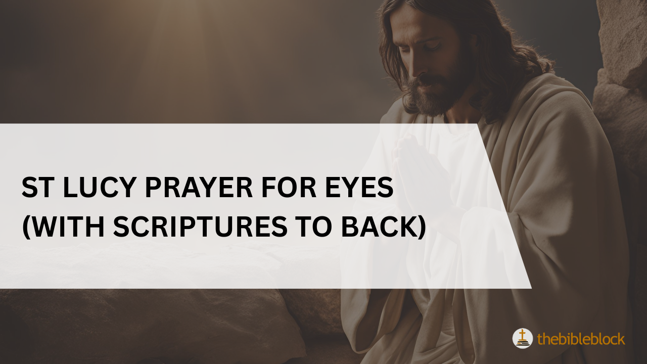 23 St Lucy Prayer For Eyes with Scriptures to Back - thebibleblock.com